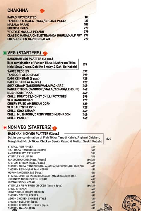 Menu of Yummy Tummy - Noida's 1st BYOB Cafe, Sector 72, Noida