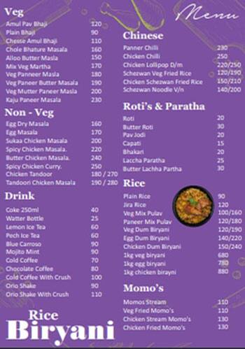 Menu at Dragon Fire, Pune, 83/3 House 1078 Indra Kids School Aundh Baner