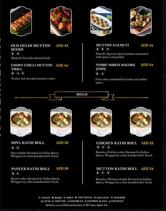 Menu at Kebab Grill 44 restaurant, Dubai, Bay Avenue