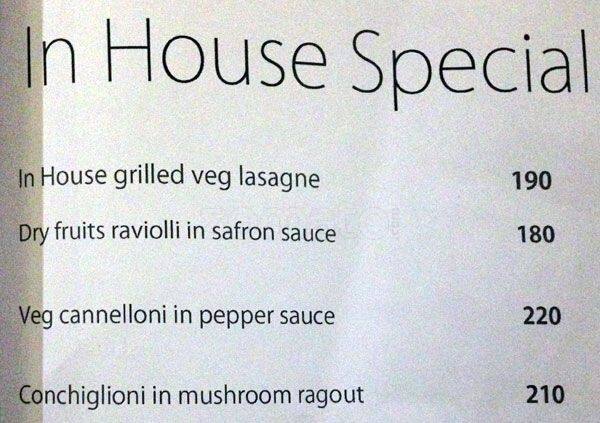 Menu at Cafe Unplugged, Kolkata, 17