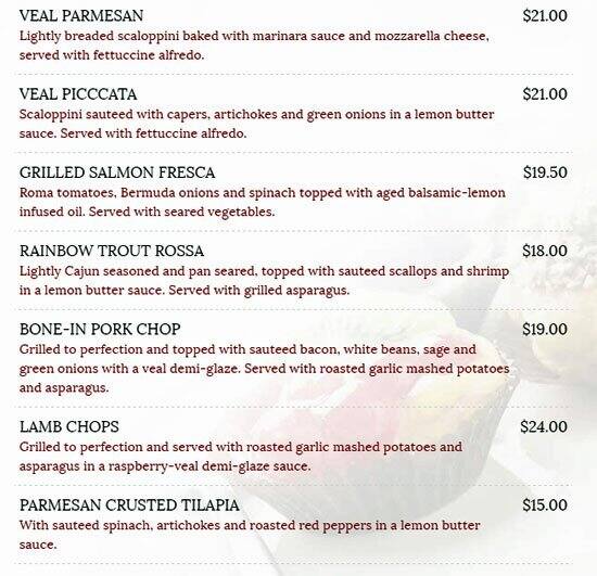 Menu at Antonia's Restaurant, Katy, Katy Mills Blvd