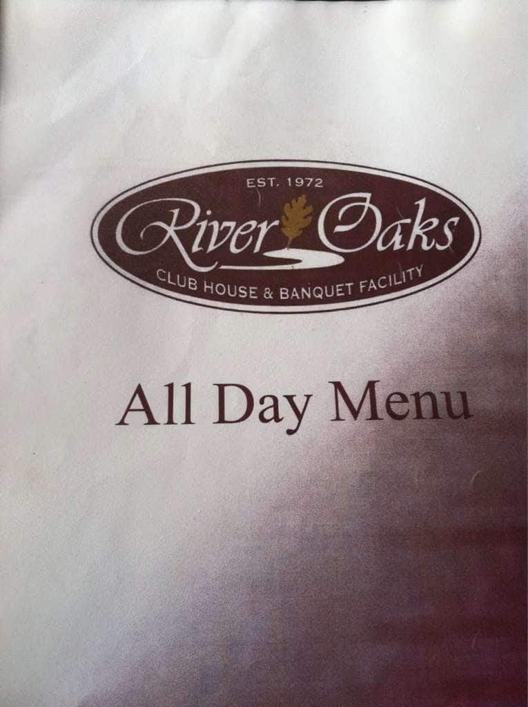 Menu at Club At River Oaks, Grand Island