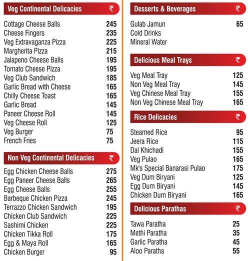 Menu at Midnight Kitchen, Navi Mumbai, Nerul