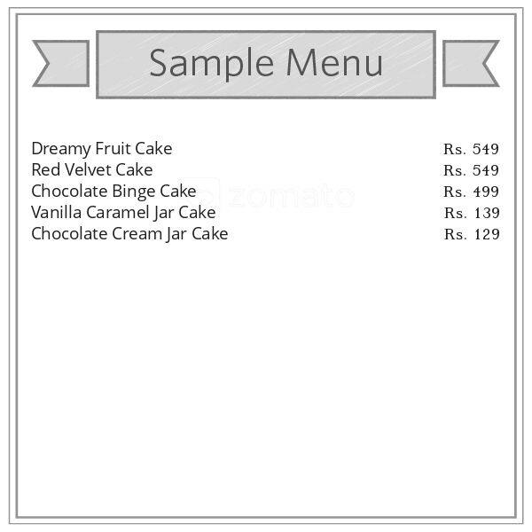 Menu of FNP Cakes By Ferns N Petals, Bellandur, Bangalore