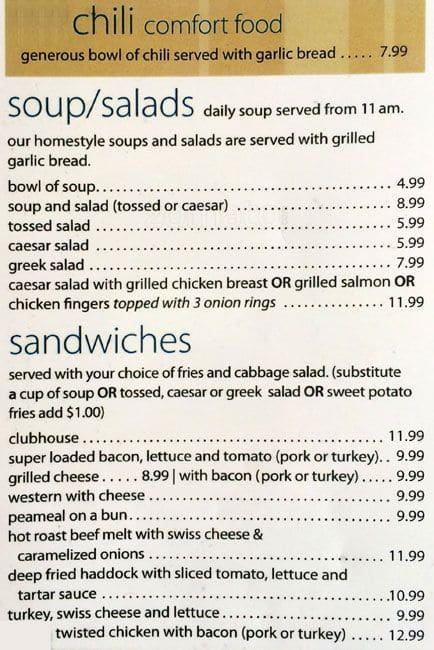 Menu at Golden Griddle Family Restaurant, Toronto, Dundas St W