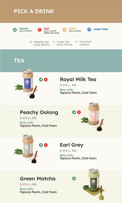 Menu of Got Tea, Safdarjung, New Delhi