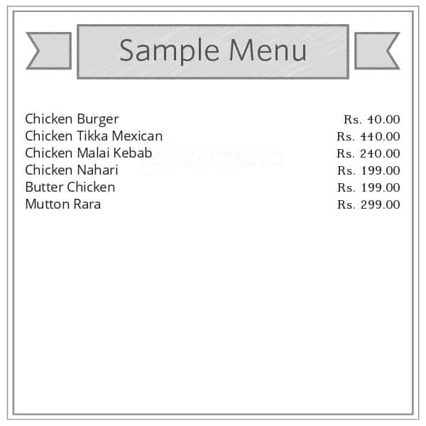 Menu of Anand Foods, Kaushambi, Ghaziabad