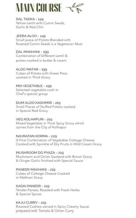 Menu at KOI all day cafe, Udaipur