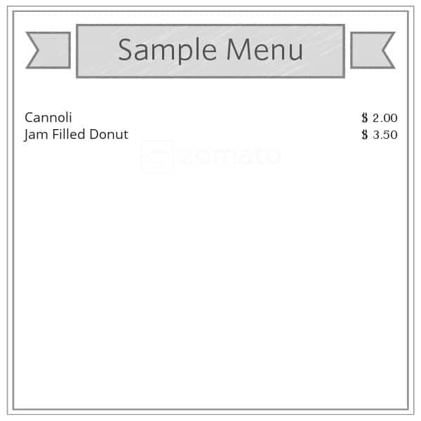 Menu at Axilleon Cafe Cake Shop, Coburg