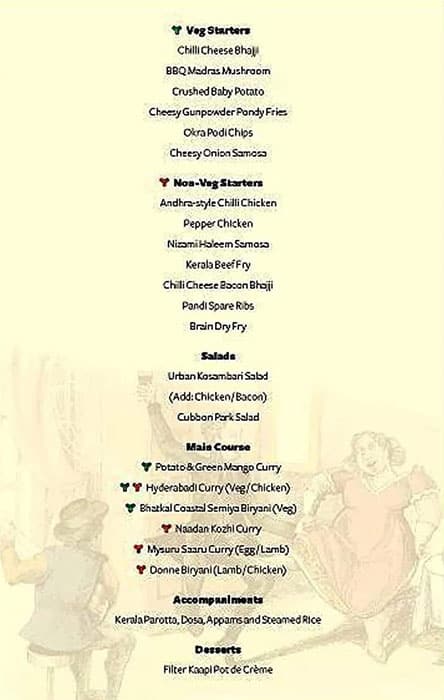 Menu at The Permit Room, Bengaluru, 298