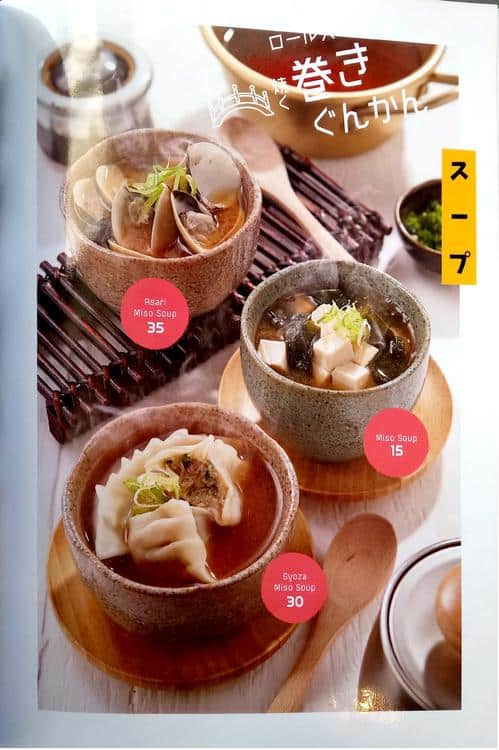 Menu at Sushi Go! restaurant, Curug Sangereng