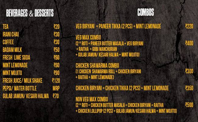 Menu at ARABIAN EXPRESS COIMBATORE, Coimbatore