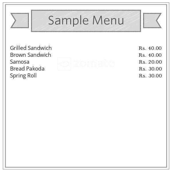 Menu of Trending Food, Paharganj, New Delhi