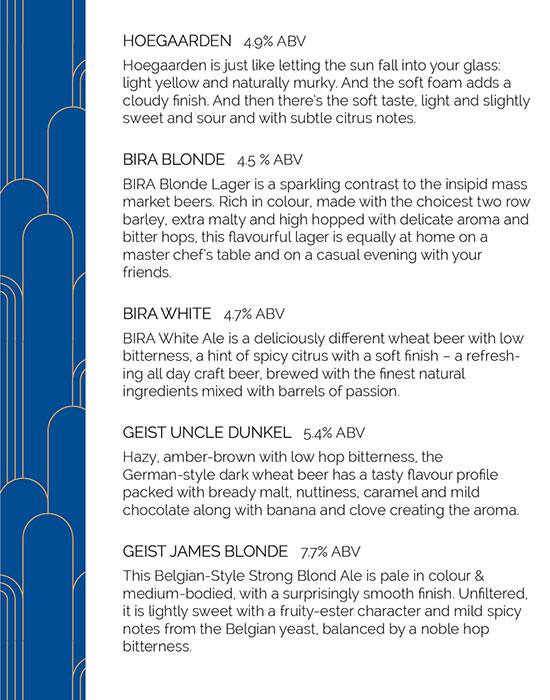 Menu at Sashay Taproom & Kitchen, Bengaluru