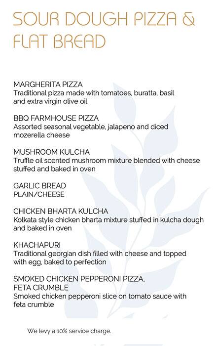 Menu at Sashay Taproom & Kitchen, Bengaluru