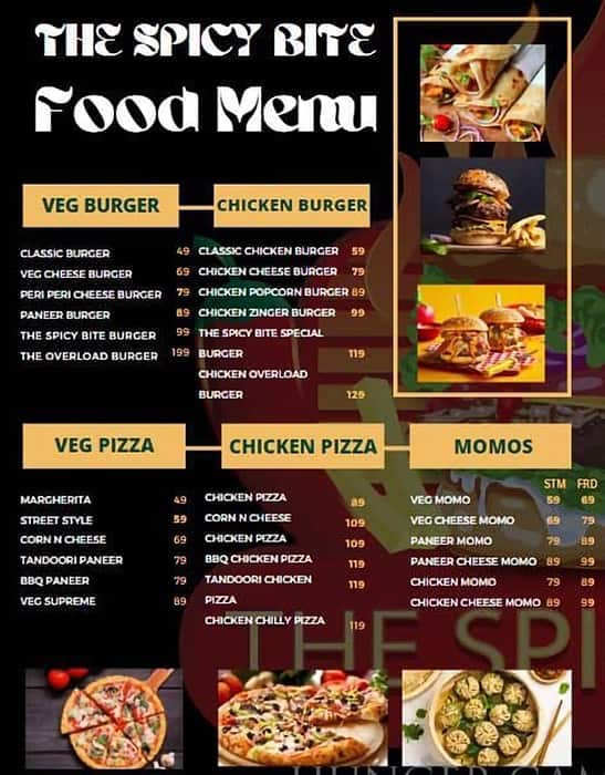 Menu of The Spicy Bite, Sion, Mumbai