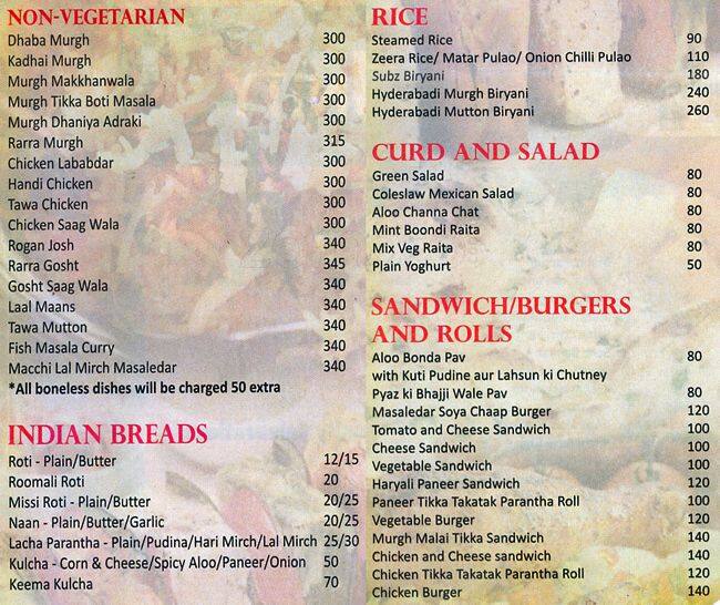Menu at Cafe Unity, Ghaziabad, Ka - 1 Near Wave Cinema Dabur Road ...
