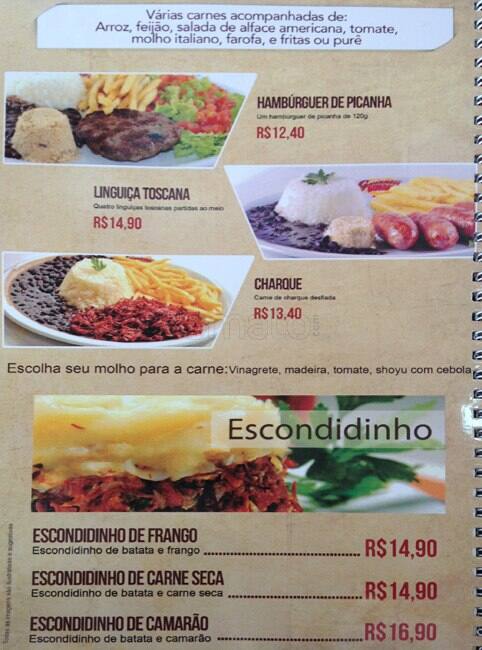 Menu at Guinness Burger restaurant, Brasília, Vitrinni Shopping