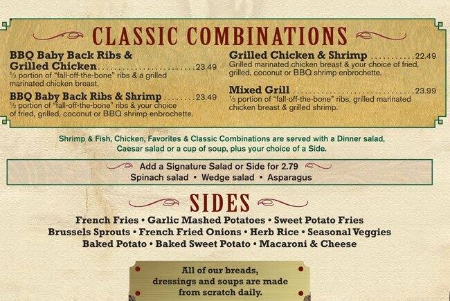 Menu at Saltgrass Steak House steakhouse, San Antonio, I-10 West