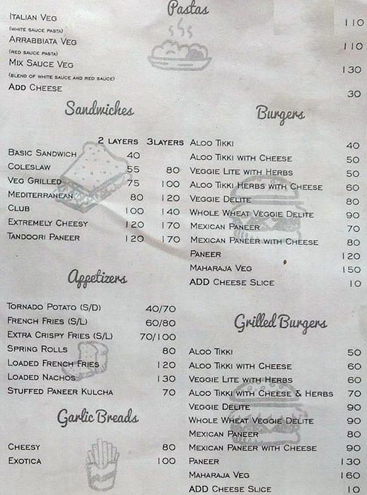 Menu at Urbn cafe, Gurugram, 793