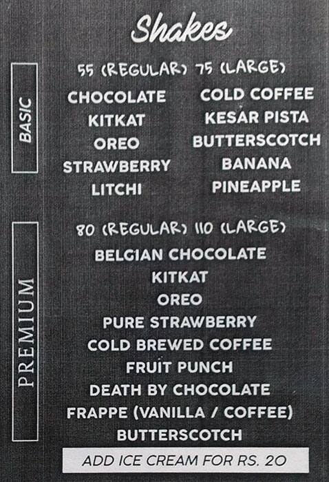 Menu at Urbn cafe, Gurugram, 793