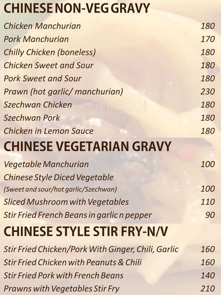 Menu at Momo Ghar Dining ( earlier Silkroute ), Guwahati, 1