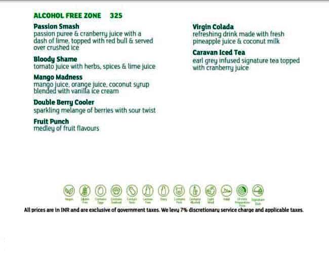 Menu at Viva - All Day Dining - Holiday Inn, Gurugram