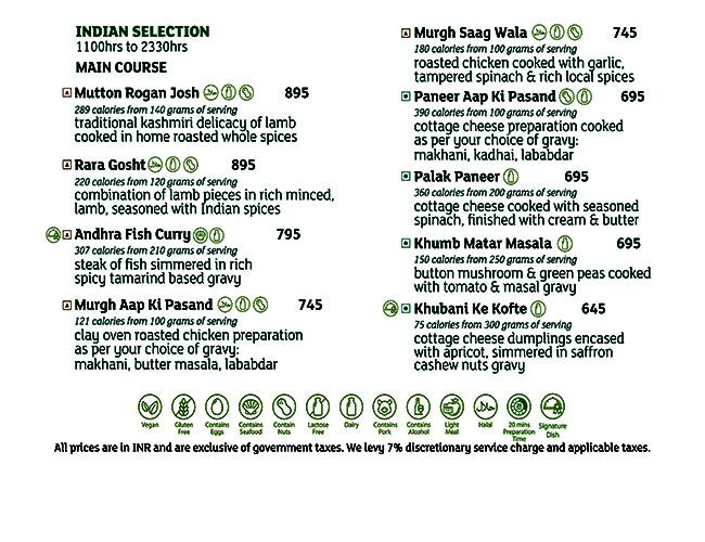 Menu at Viva - All Day Dining - Holiday Inn, Gurugram