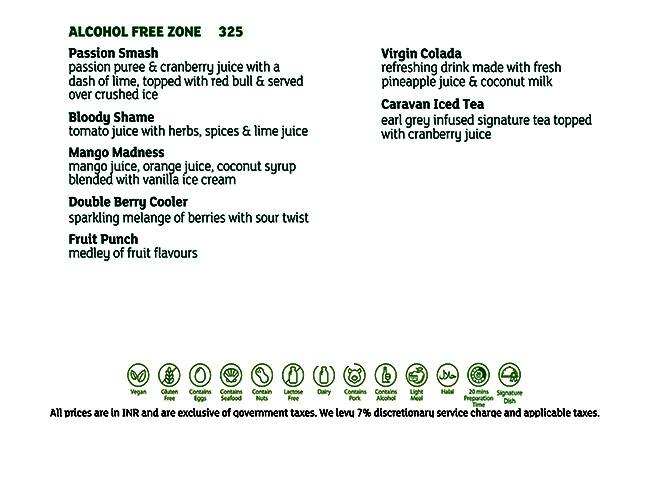 Menu at Viva - All Day Dining - Holiday Inn, Gurugram