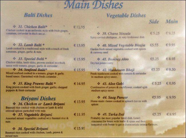 Royal Tandoori Menu Menu For Royal Tandoori Terenure Dublin Zomato
