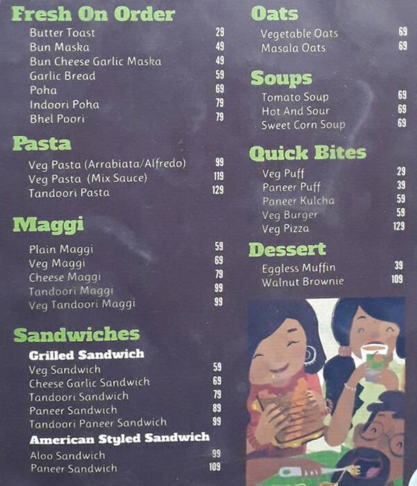 Menu of Chai Garam Chandni Chowk, Jama Masjid, New Delhi