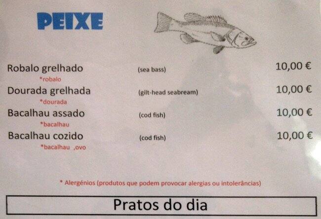 Belo Mar Menu, Menu de Belo Mar, Parede, Lisboa - Zomato Portugal