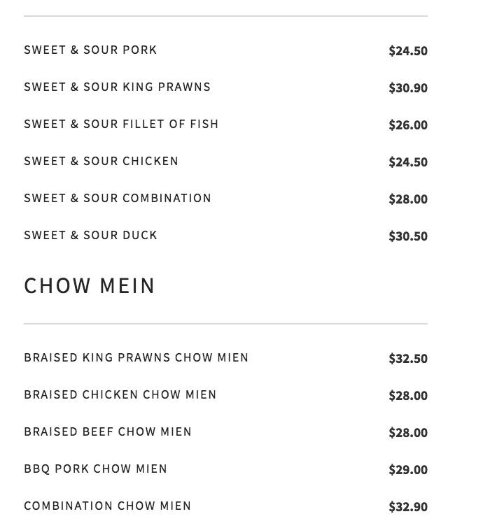 Menu at Taigum Gardens Chinese Restaurant, Taigum, Taigum Square ...