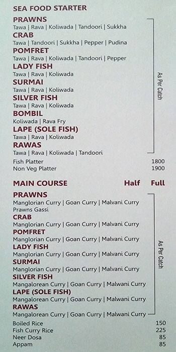 Menu at Signature Fine Dining Restaurant & Bar, Pune
