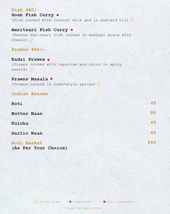 Menu at Serefe Cafe And Malt, Hyderabad