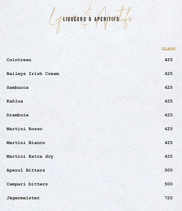 Menu at Serefe Cafe And Malt, Hyderabad