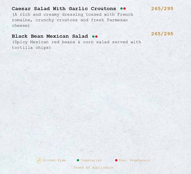 Menu at Serefe Cafe And Malt, Hyderabad