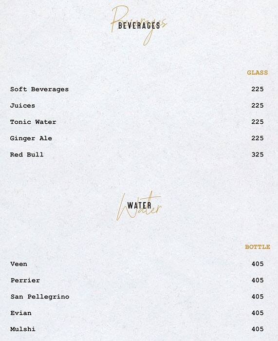 Menu at Serefe Cafe And Malt, Hyderabad