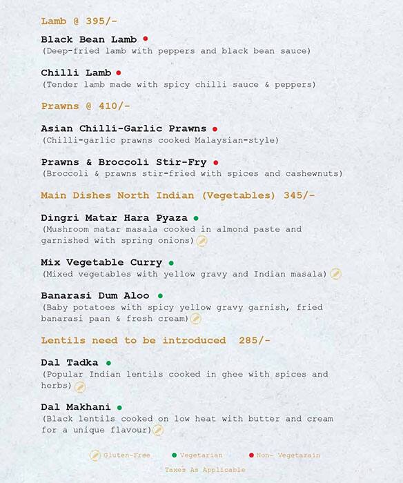 Menu at Serefe Cafe And Malt, Hyderabad