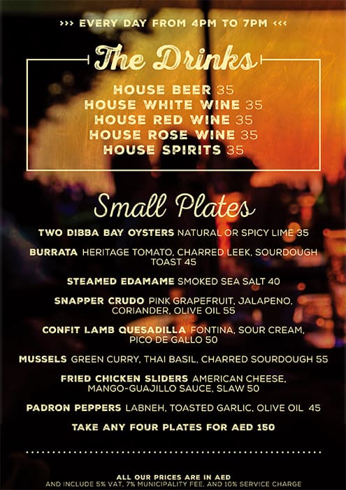 Menu of Fire Lake Grill House Restaurant & Bar, DAMAC Hills, Dubai