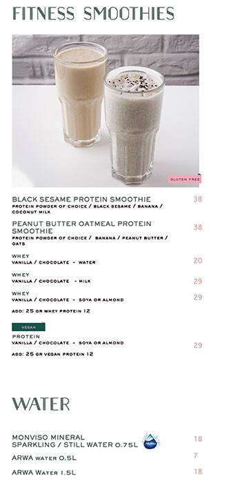 Menu at The Surf Café by Leen's restaurant, Dubai, Jumeirah Beach Road ...