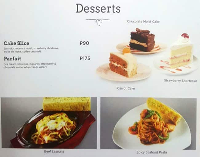 Menu at The French Baker restaurant, Parañaque, L 1 SM Sucat Dr Santos Ave