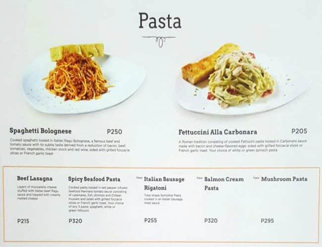 Menu at The French Baker restaurant, Parañaque, L 1 SM Sucat Dr Santos Ave