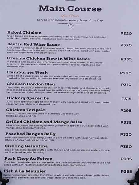 Menu at The French Baker restaurant, Parañaque, L 1 SM Sucat Dr Santos Ave
