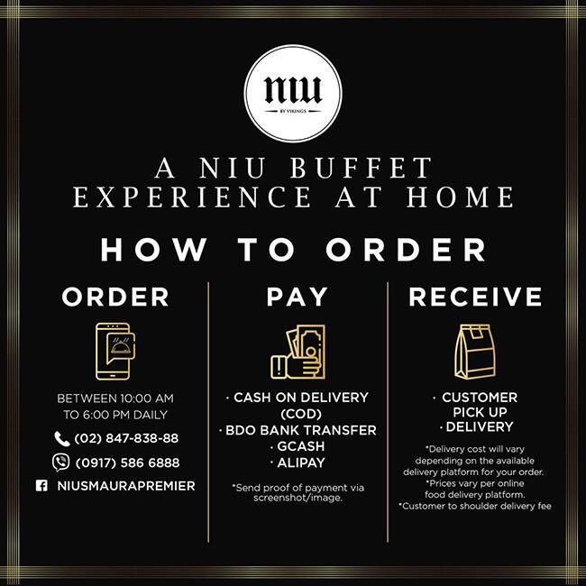 Carta del restaurante Niu by Vikings, Taguig