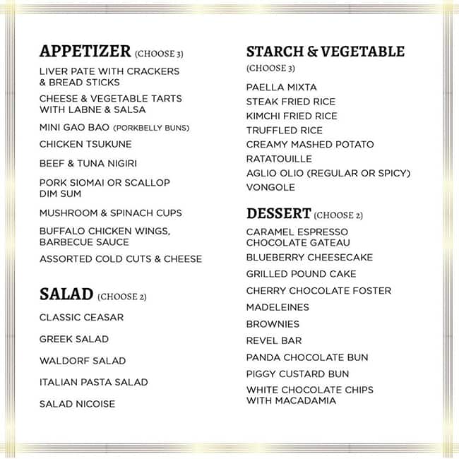 Carta del restaurante Niu by Vikings, Taguig