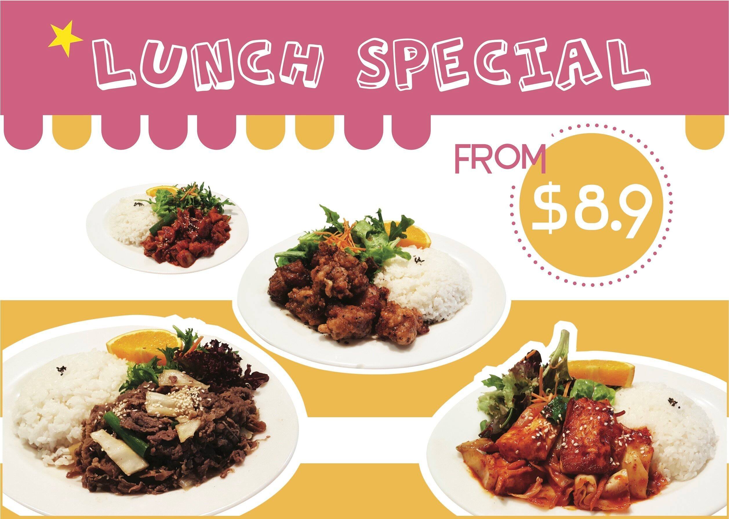 Menu at CJ Lunch Bar, Melbourne