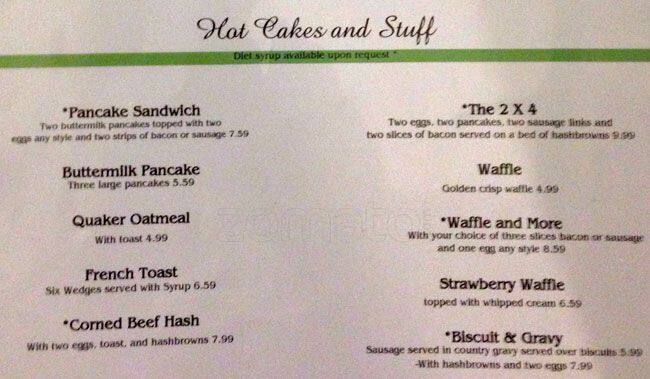 Menu at Hi Joy Bowl restaurant, Port Orchard