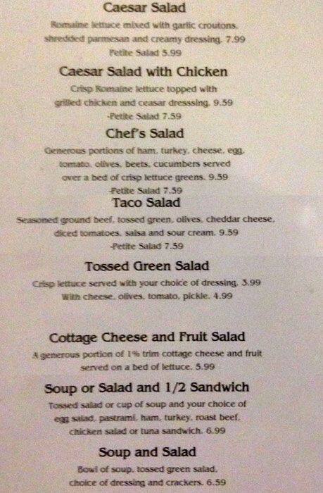 Menu at Hi Joy Bowl restaurant, Port Orchard