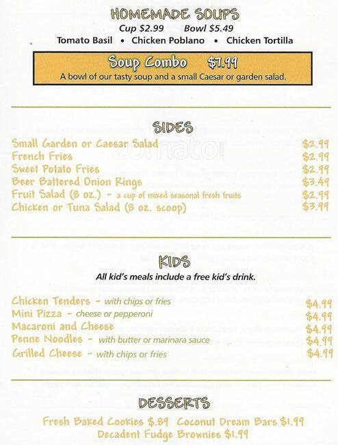 Menu at Urban Eatz restaurant, Irving, N MacArthur Blvd #151